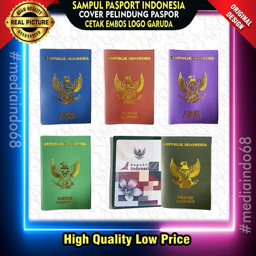 Jual Cover Pelindung Paspor Berlogo Garuda Indonesia dengan 5 pilihan warna | Shopee Indonesia