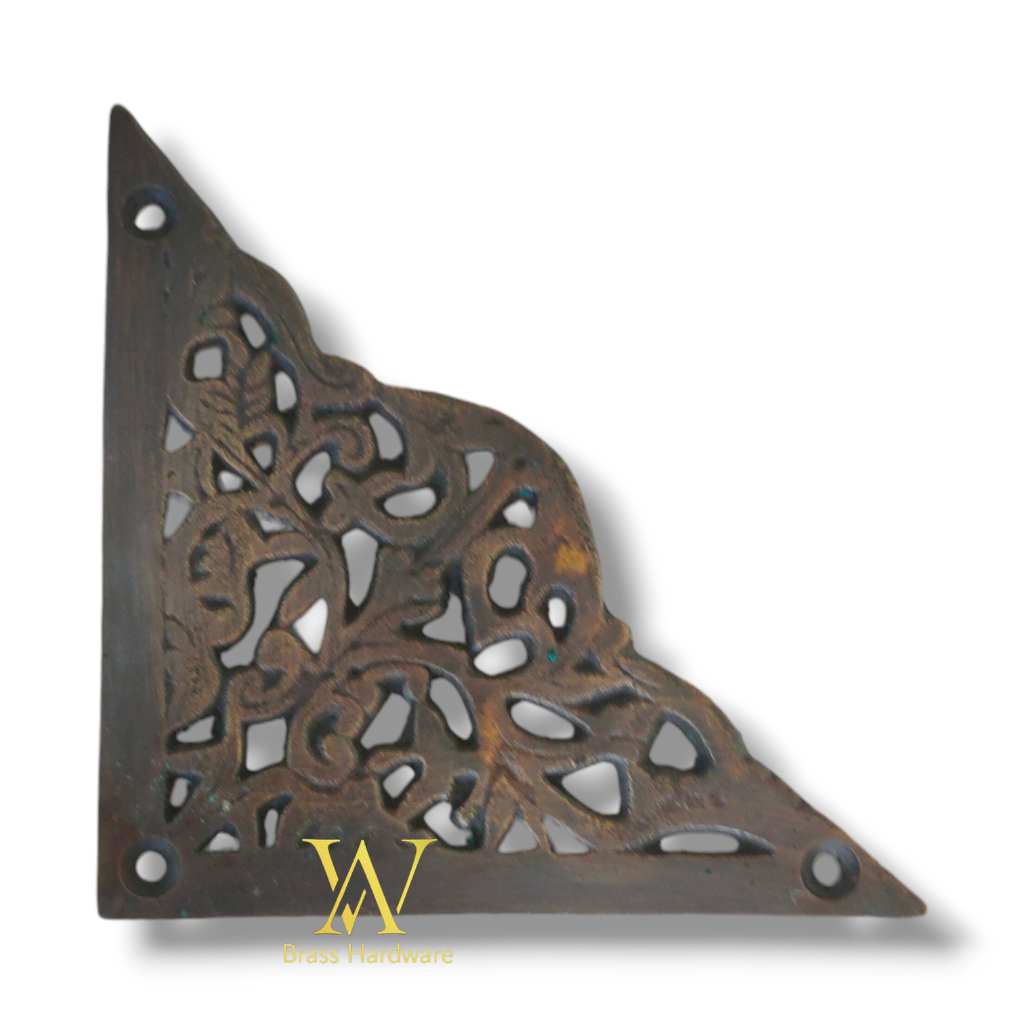 Jual Siku Ukir Kuningan Antik Aksesoris Meja Pintu Ornamen Pengaman ...