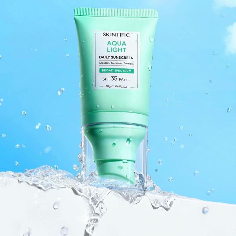 Jual Skintific Aqua Light Daily Sunscreen SPF 35 PA+++ | Shopee Indonesia
