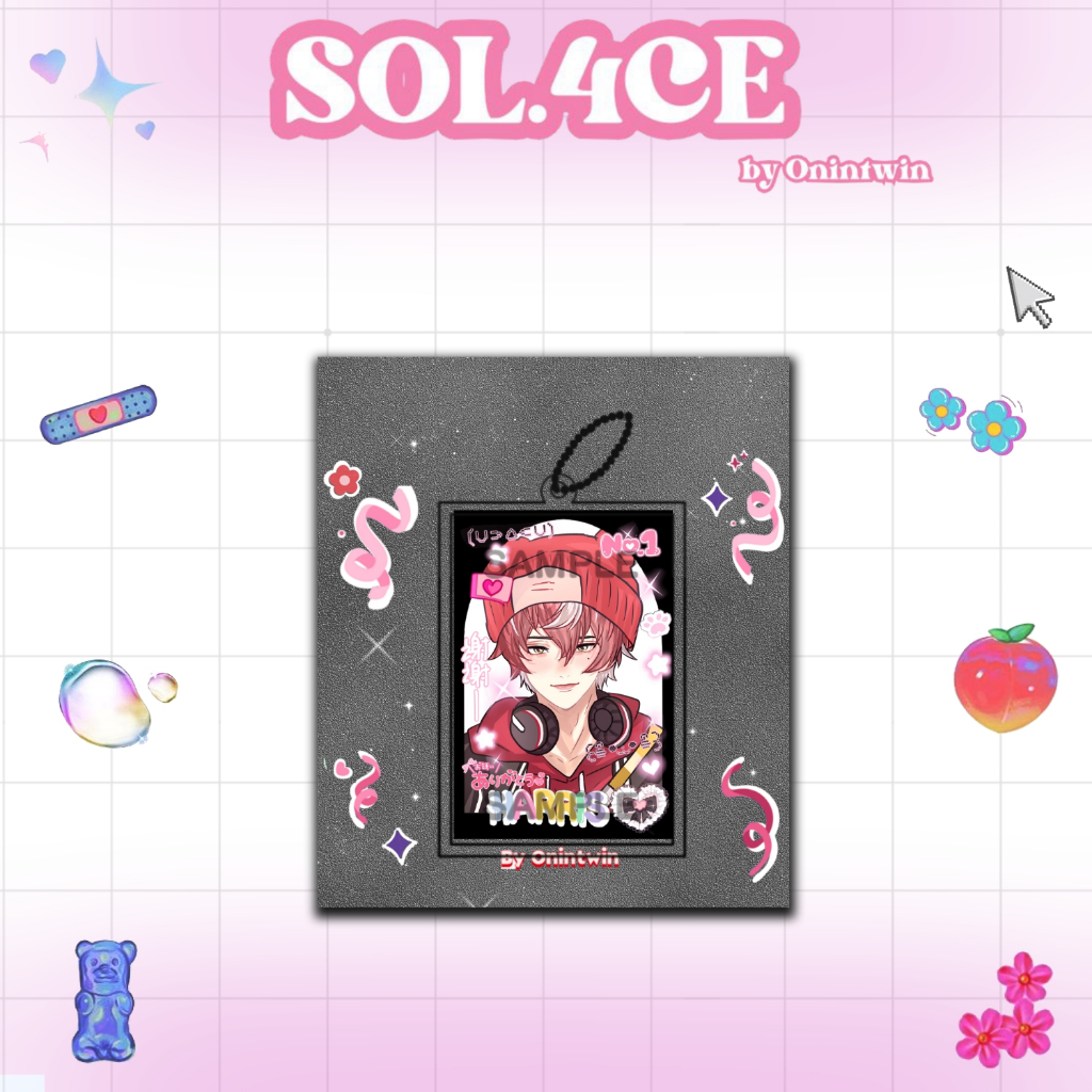 Jual SOL4CE VTUBER INDONESIA Keychain by onintwin / Gantungan kunci ...