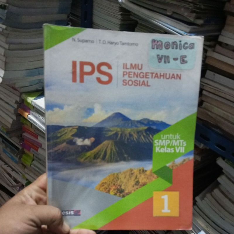 Jual BUKU IPS ILMU PENGETAHUAN SOSIAL UNTUK SMP KELAS VII/7/1 REVISI PENERBIT ESIS ERLANGGA ...