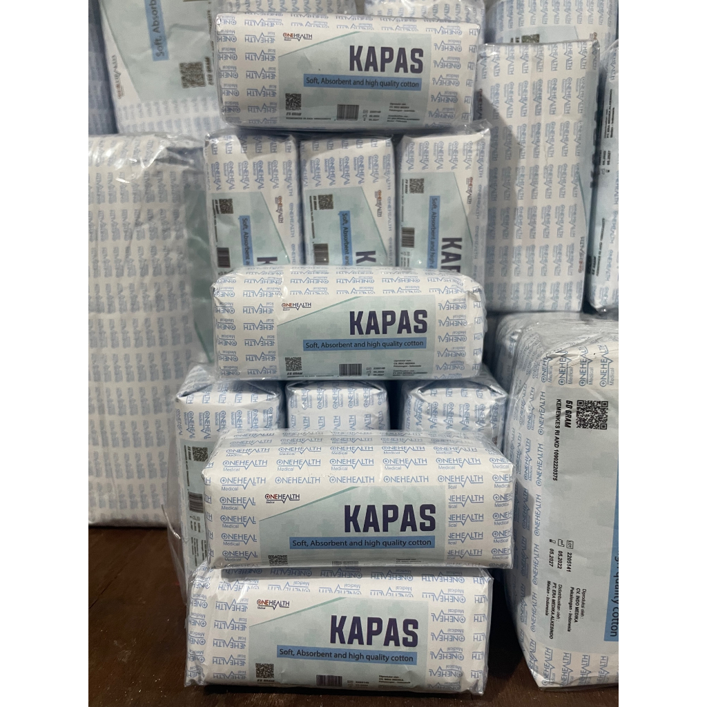 Jual Onehealth Kapas Pembalut 25 gram / Kapas Gulung 25 gram / Kapas ...