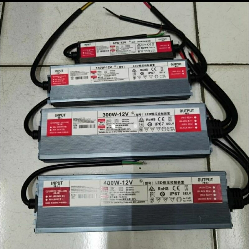 Jual travo lampu LED anti air IP67 waterproof 400w 300w 150w 60w ...