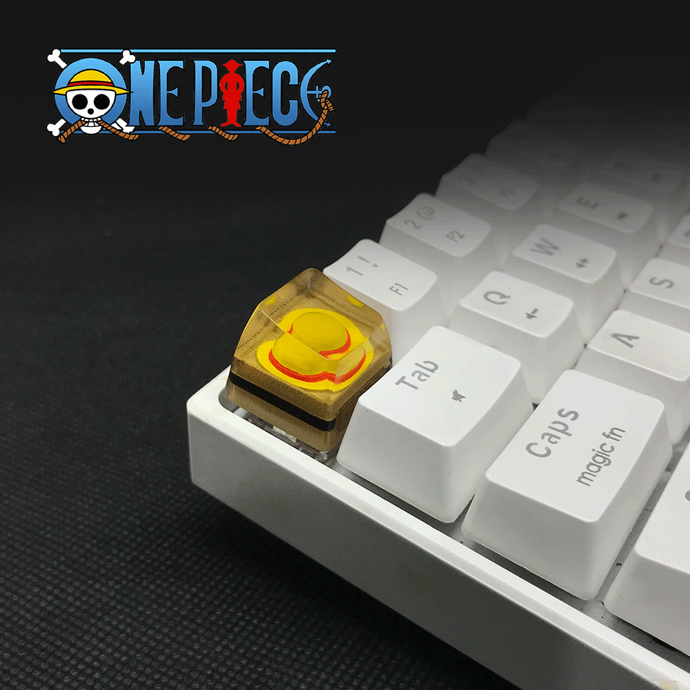 Jual One Piece Luffy Topi Jerami Artisan Keycap SA Profile For Cherry ...