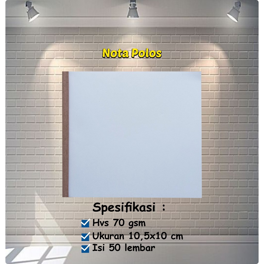 Jual Nota Polos | Memo Kosong HVS | Shopee Indonesia