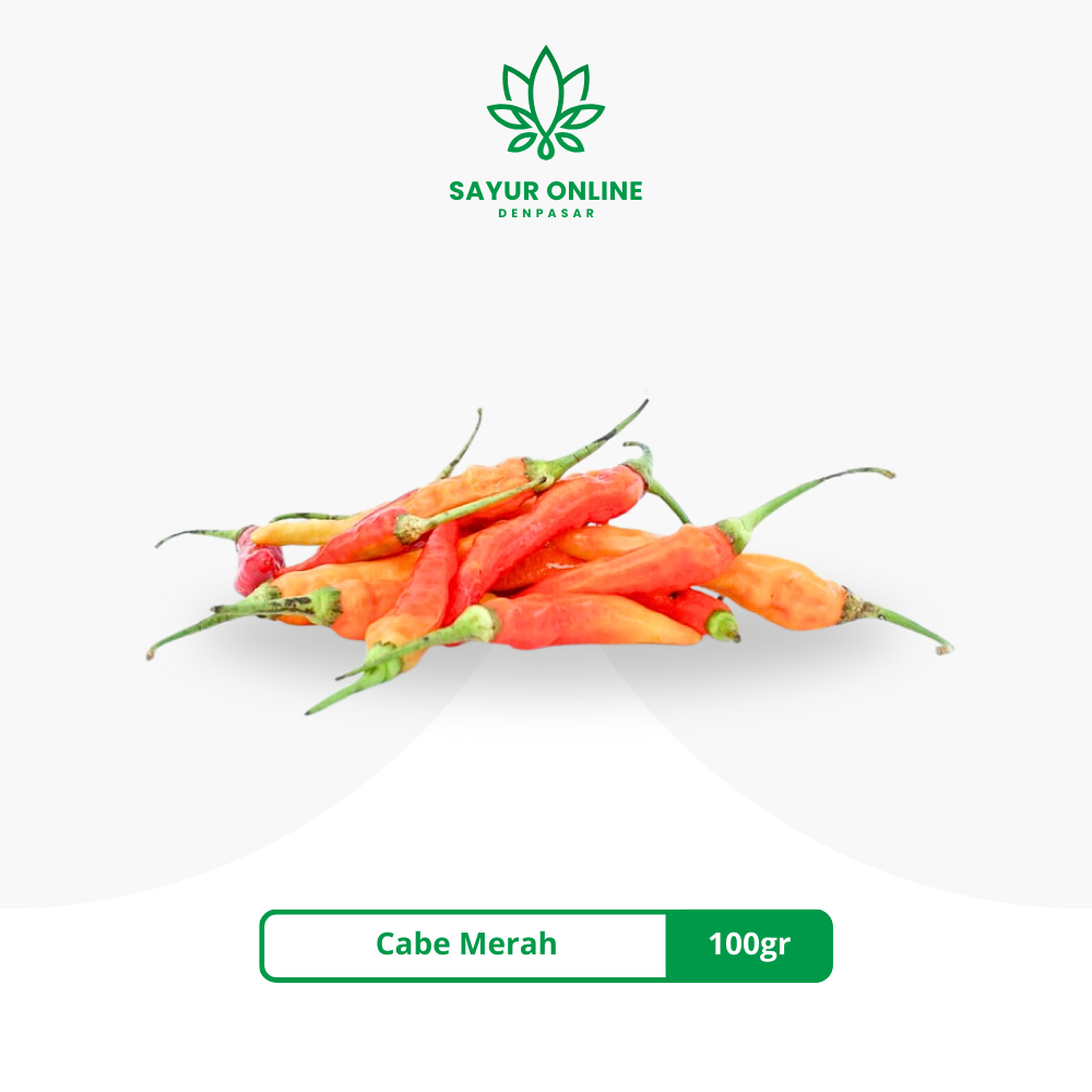 Jual Cabe Merah 100gr - Sayur Online Denpasar | Shopee Indonesia