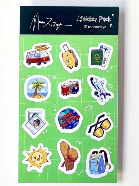 Jual STICKER DAILY MOONZIZYA | RIA SW CURUT GYDYX GIXY ZYO ZYA | Stiker ...