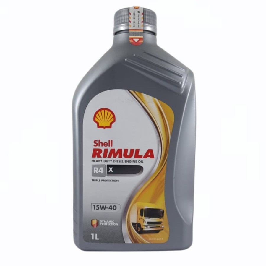 Jual SHELL Rimula R4 Plus R4 X 15W-40 15W40 Liter Original 100% ...