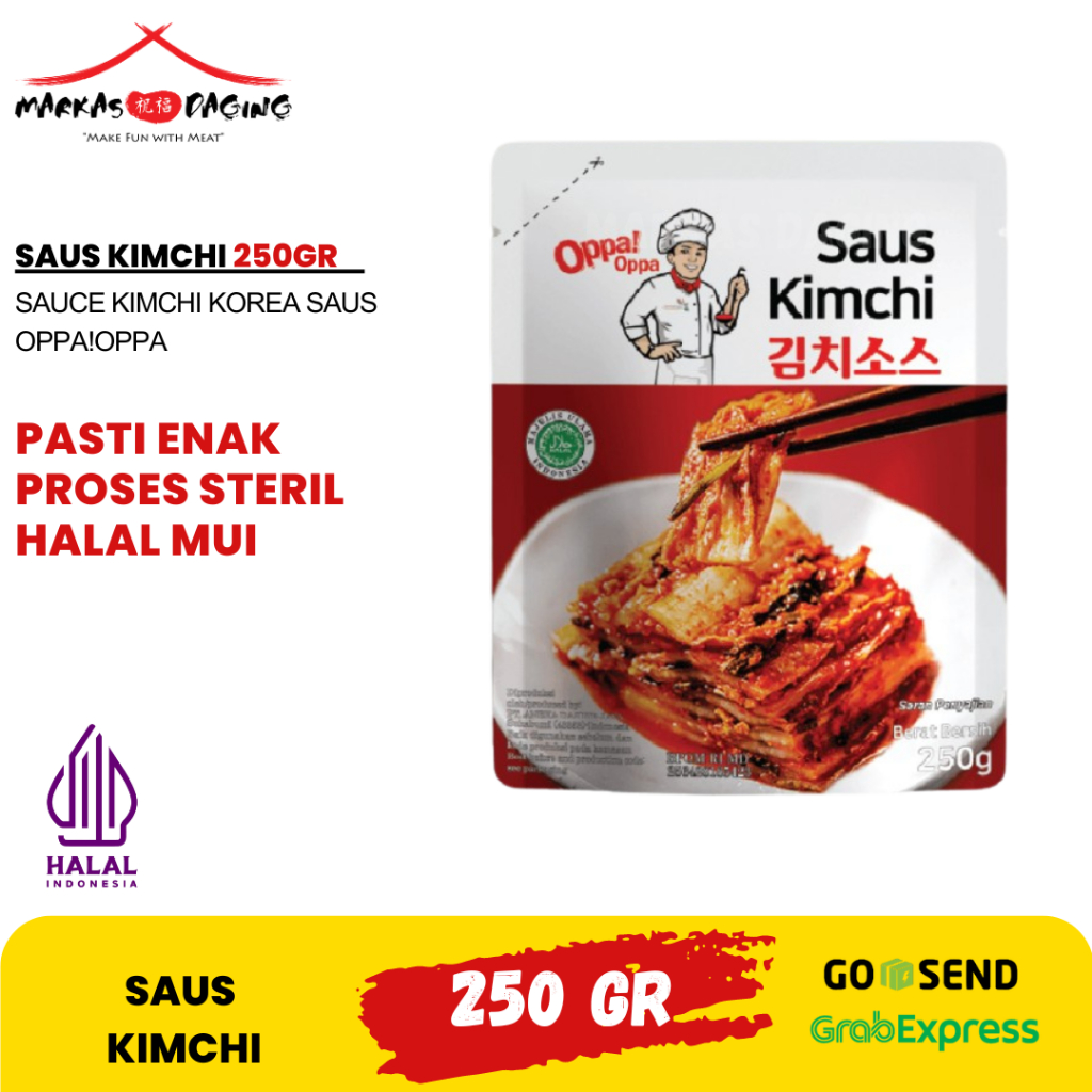 Jual Saus Instan Saus Kimchi Korea 250g II Sauce Kimchi Korea Saus Oppa! - Markasdaging | Shopee ...
