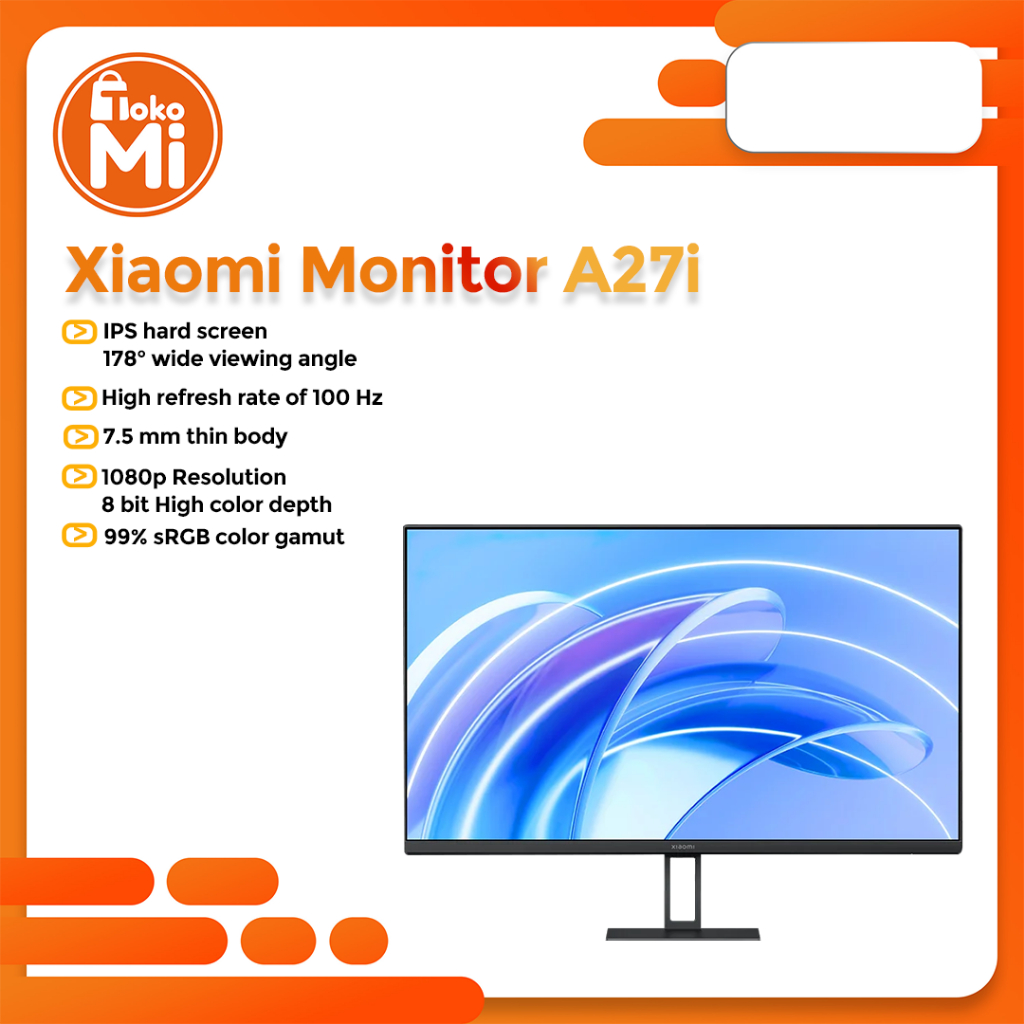 Jual Mi Monitor A27i 1080P 27inch Bezel Tipis IPS 100Hz FHD HDMI 6Ms ...