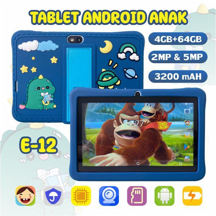 Jual Tablet Android Anak Study Tab E-12 Tablet Belajar Anak RAM 4GB ...