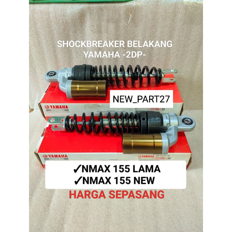 Jual shockbreaker tabung (2DP new) shok belakang Yamaha nmax 155 new PNP nmax 155 lama | Shopee ...
