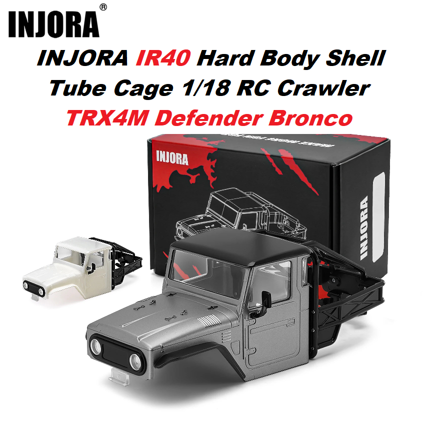 Jual INJORA IR40 TRX4M Hard Body Shell Toyota fj40 Truck Cab 1/18 RC ...