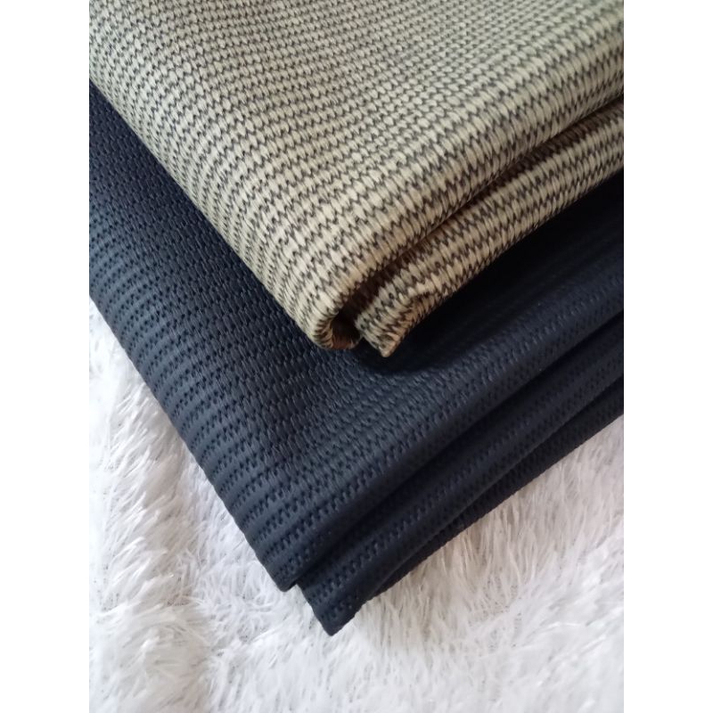 Jual KULIT SINTETIS MOTIF GONI/MOTIF BENANG GONI/KARUNG GONI/BAHAN TAS ...