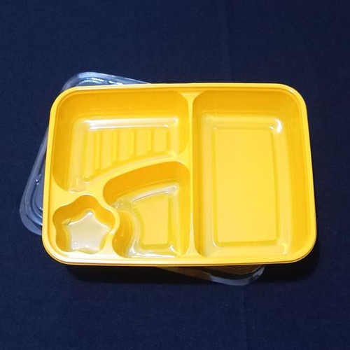 Jual MIKA BENTO TRAY KUNING (ISI 10 PCS) | Shopee Indonesia