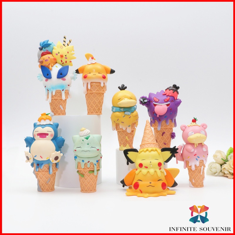 Jual Pajangan Pokemon Ice Cream 1 Set 8 Pcs Figure Pokemon 1 Set 6 Pcs ...