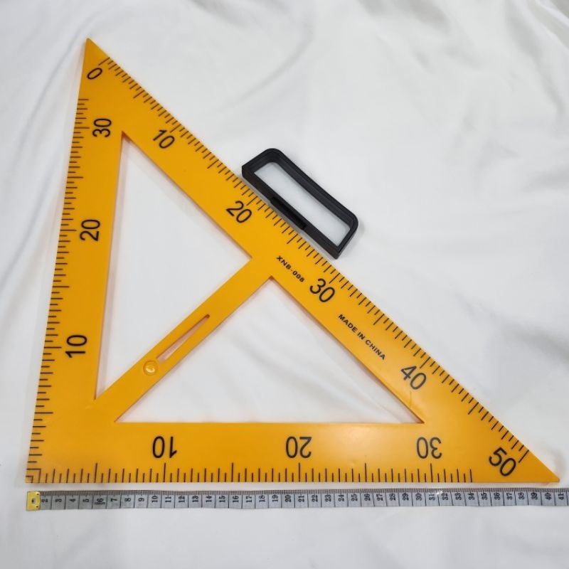 Jual (1 PCS) Penggaris Segitiga XNB-008 / Penggaris Siku ada Pegangan ...