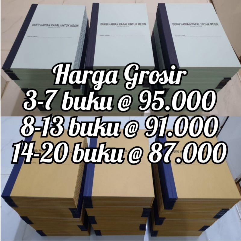 Jual Jurnal Log Book Buku Harian Kapal Engine Mesin Deck | Shopee Indonesia