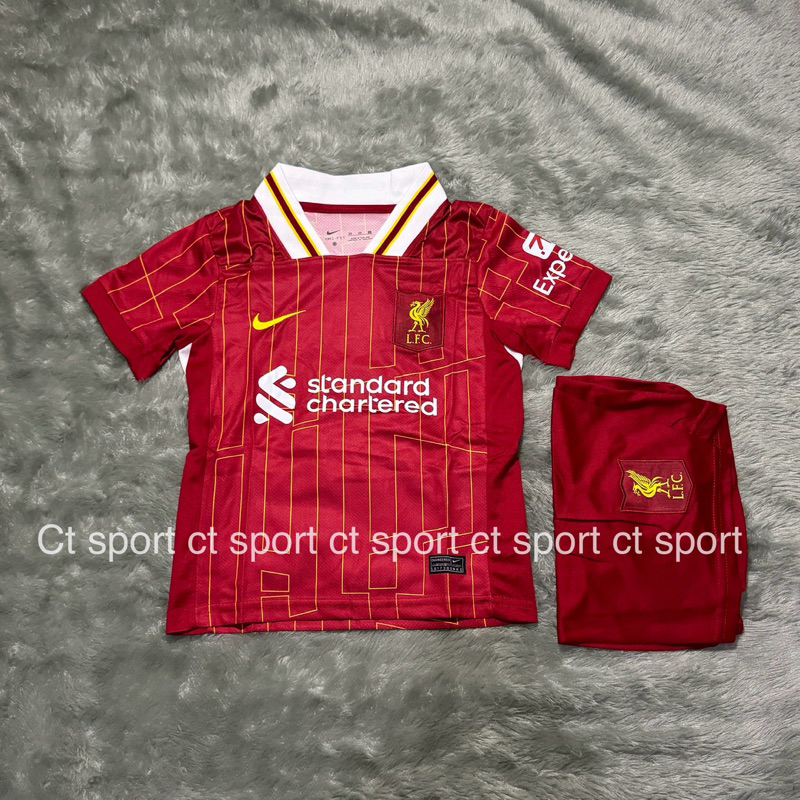 Jual JERSEY KIDS ( ANAK - ANAK ) LIVERPOOL HOME 2024-2025 IMPORT GO ...
