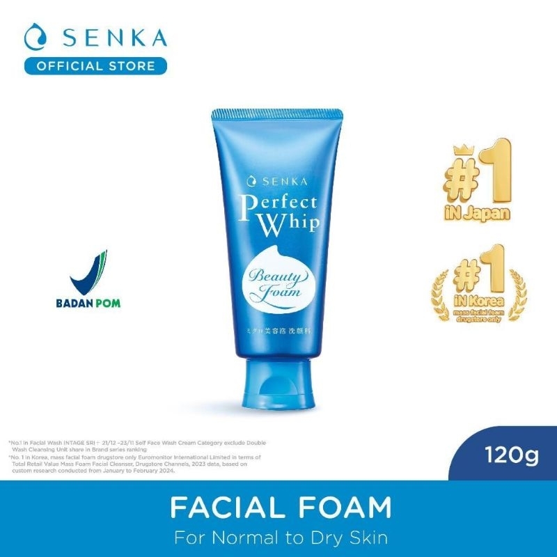 Jual SENKA Perfect Whip Sabun Cuci Muka Jepang | Shopee Indonesia