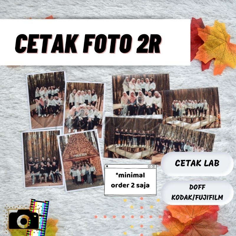 Jual Cetak Foto Lab 2R, 6.3 x 8.9 cm | Shopee Indonesia