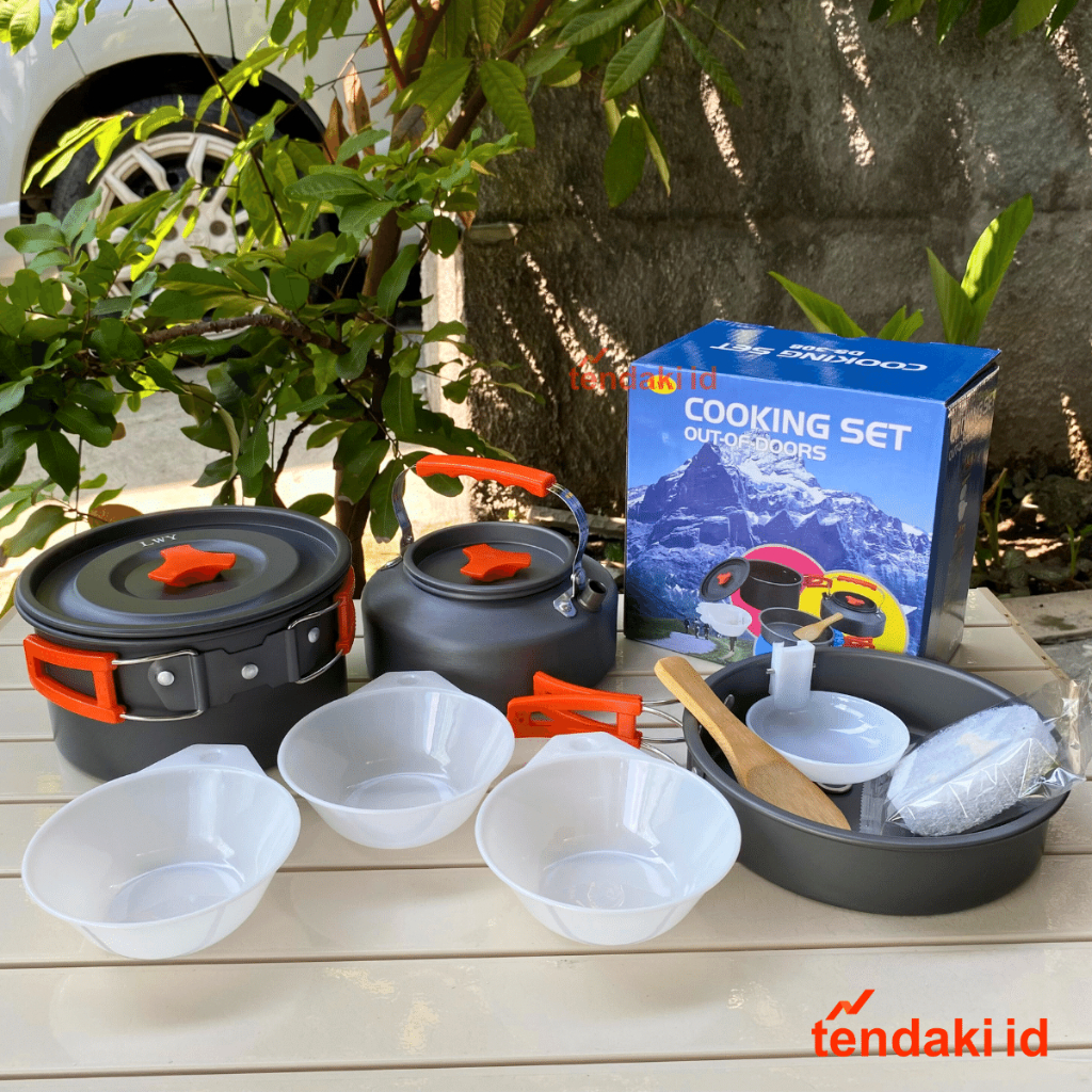 Jual TENDAKI ID | COOKING SET TC 311 Alat Masak Camping Nesting Set ...
