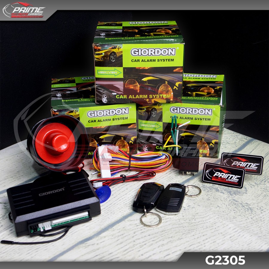Jual ALARM MOBIL GIORDON ALARM MOBIL REMOTE ALARM MOBIL TUK TUK - G2305 ...