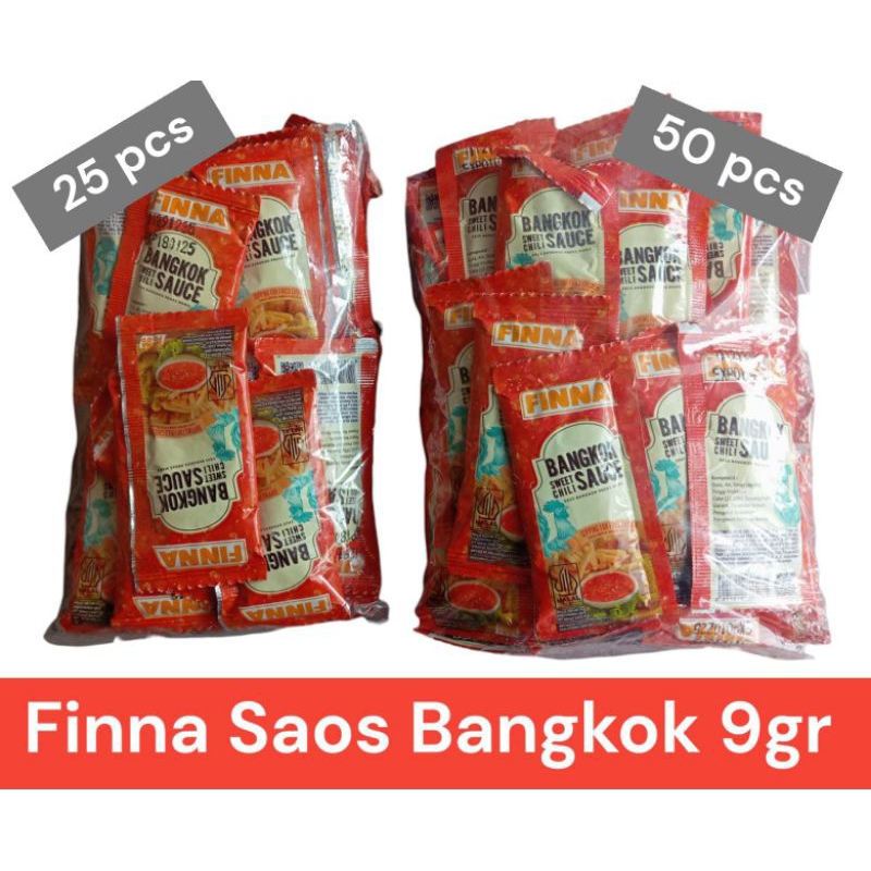 Jual finna saos bangkok sachet 9gr (isi 50pcs) | Shopee Indonesia