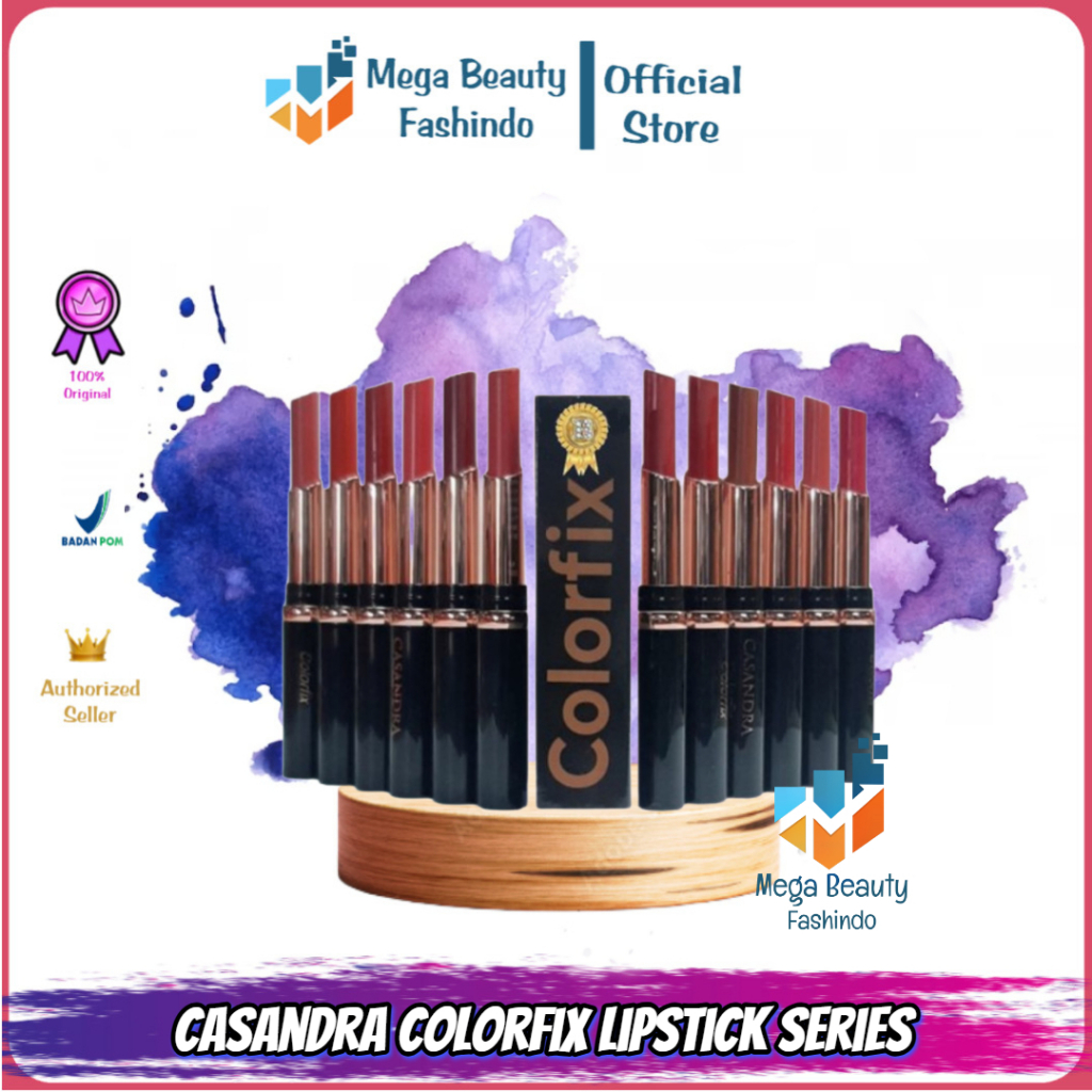 Jual Casandra Colorfix Lipstick Series | Shopee Indonesia