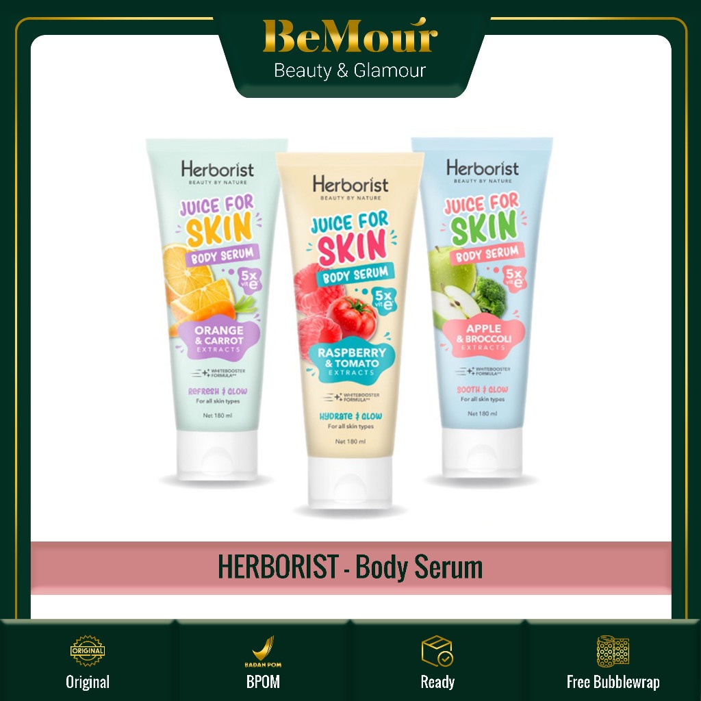 Jual HERBORIST - JUICE FOR SKIN BODY SERUM ( 180 ml ) - Serum Badan ...