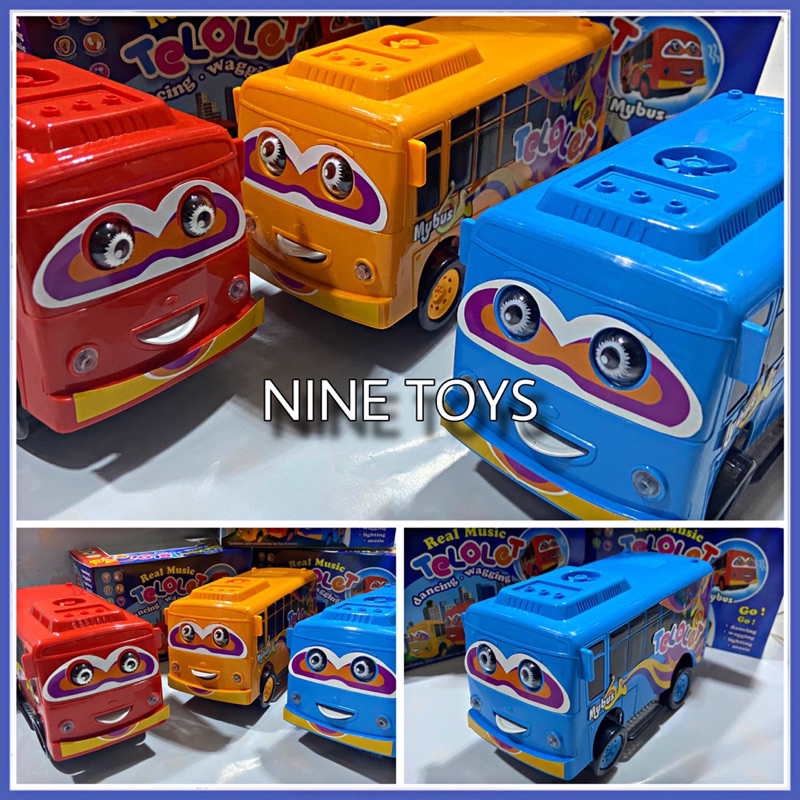 Jual [FREE BATERAI] MAINAN BIS TELOLET BUS BASURI OLENG MAINAN BIS LUCU ...