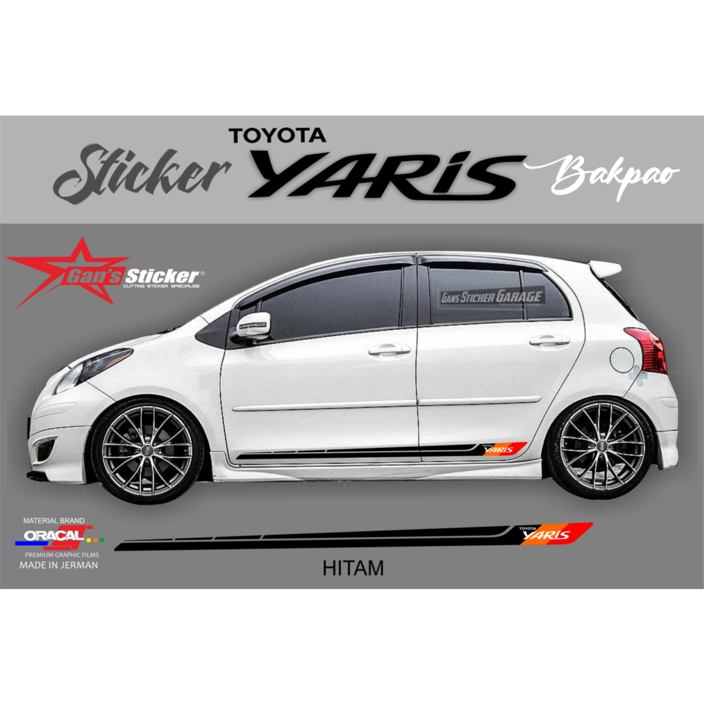 Jual STICKER YARIS AKSESORIS YARIS BAKPAO STICKER YARIS BAKPAO | Shopee ...