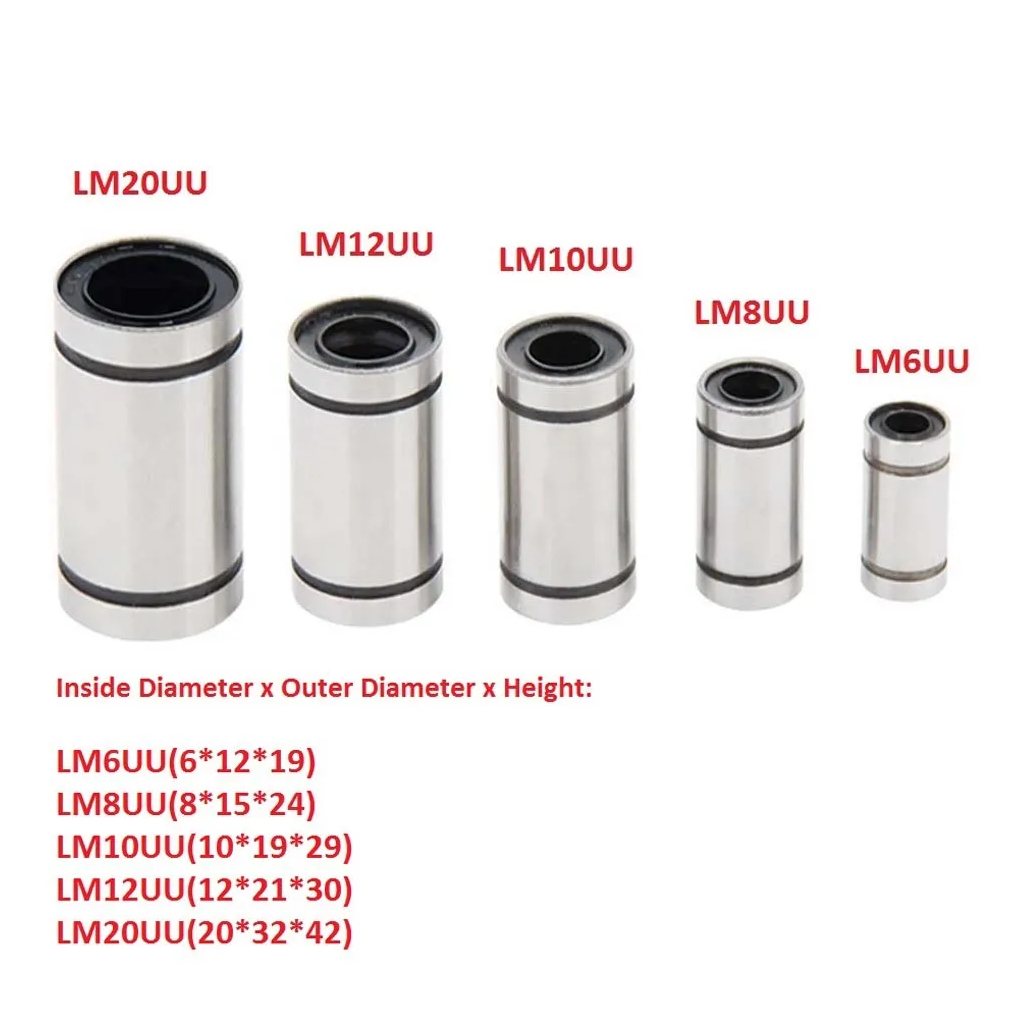 Jual Linear Ball Bearing LM5UU LM6UU LM8UU LM10UU LM12UU LM13UU LM16UU ...