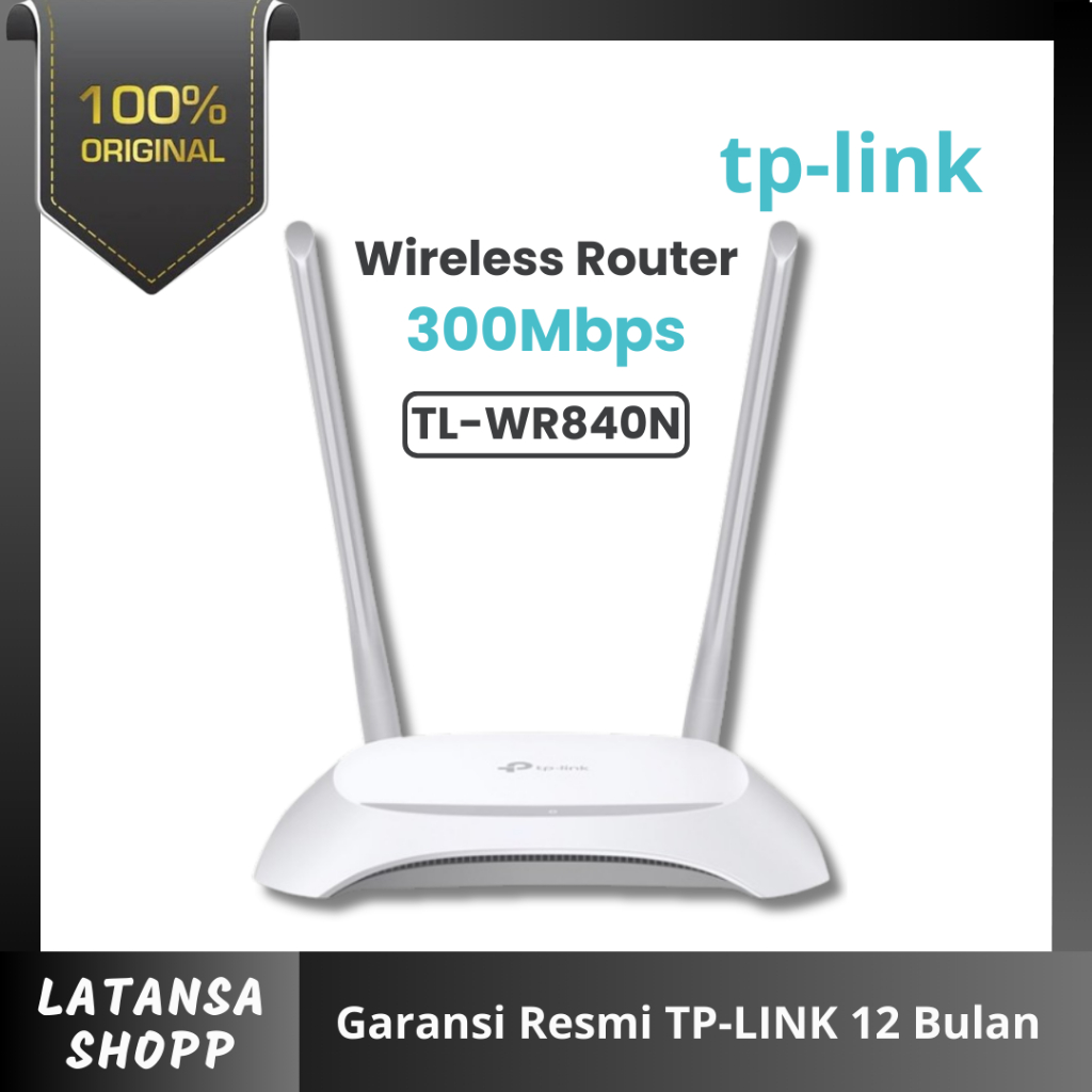 Jual TP-Link Router WR840N 300 Mbps Wireless N Router - Garansi Resmi 1 ...