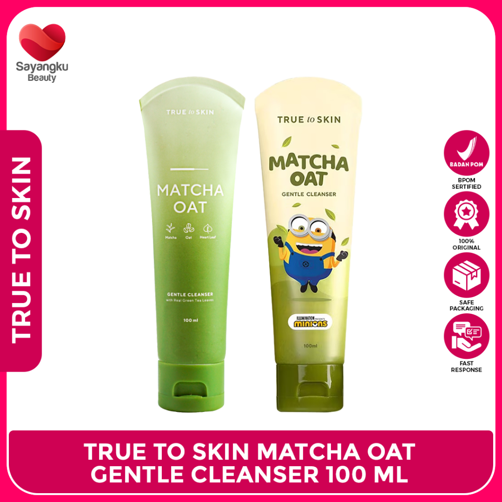 Jual TRUE TO SKIN Matcha Oat Gentle Cleanser 100 ml | Shopee Indonesia