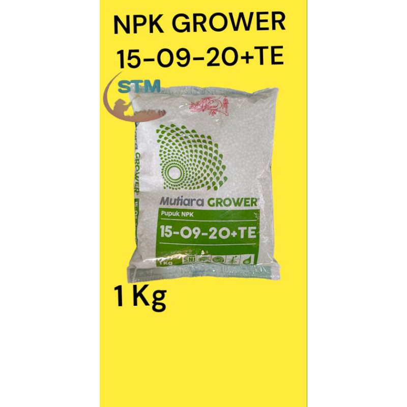 Jual Pupuk NPK Grower Mutiara 15-09-20-TE 1Kg | Shopee Indonesia