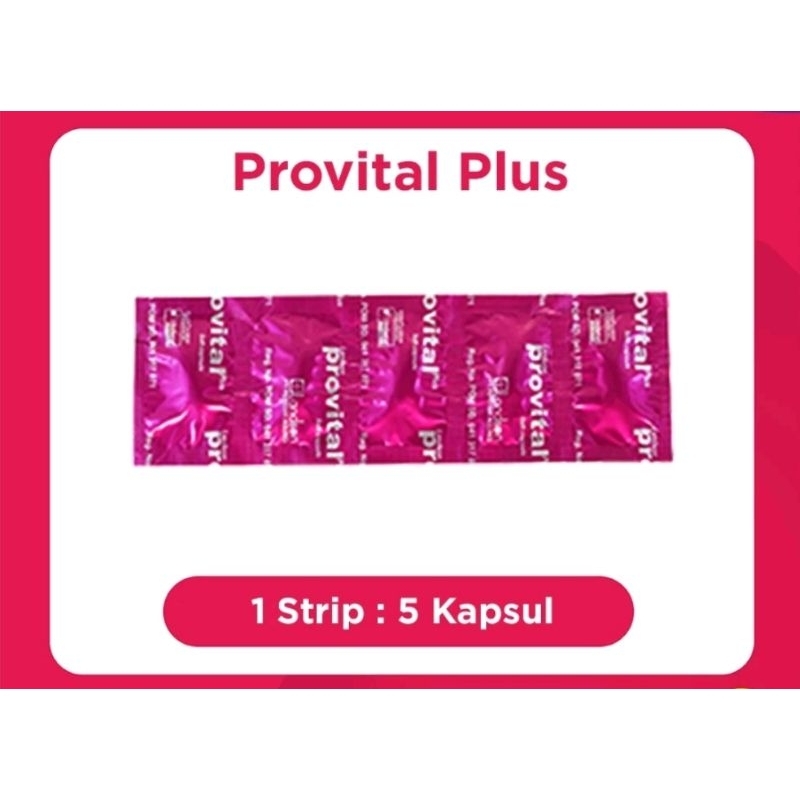 Jual Provital Plus 1 strip isi 5 kapsul | Shopee Indonesia
