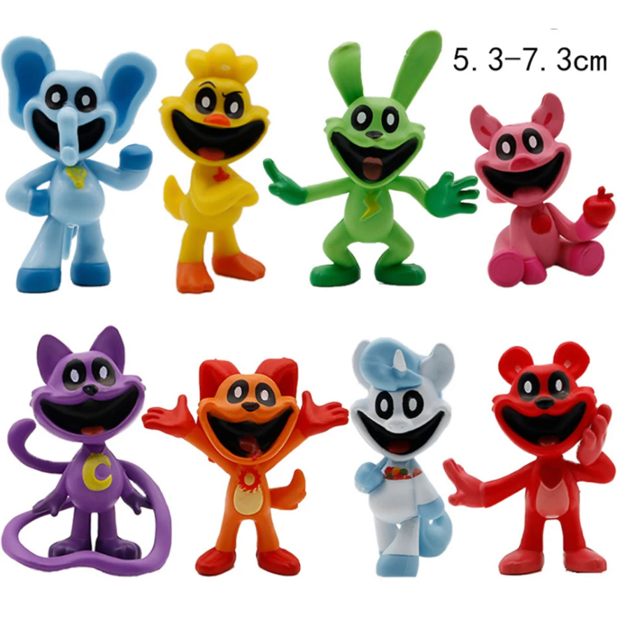 Jual 8PCS Smiling Critters Figure Smiling Critters Series Plush Doll ...