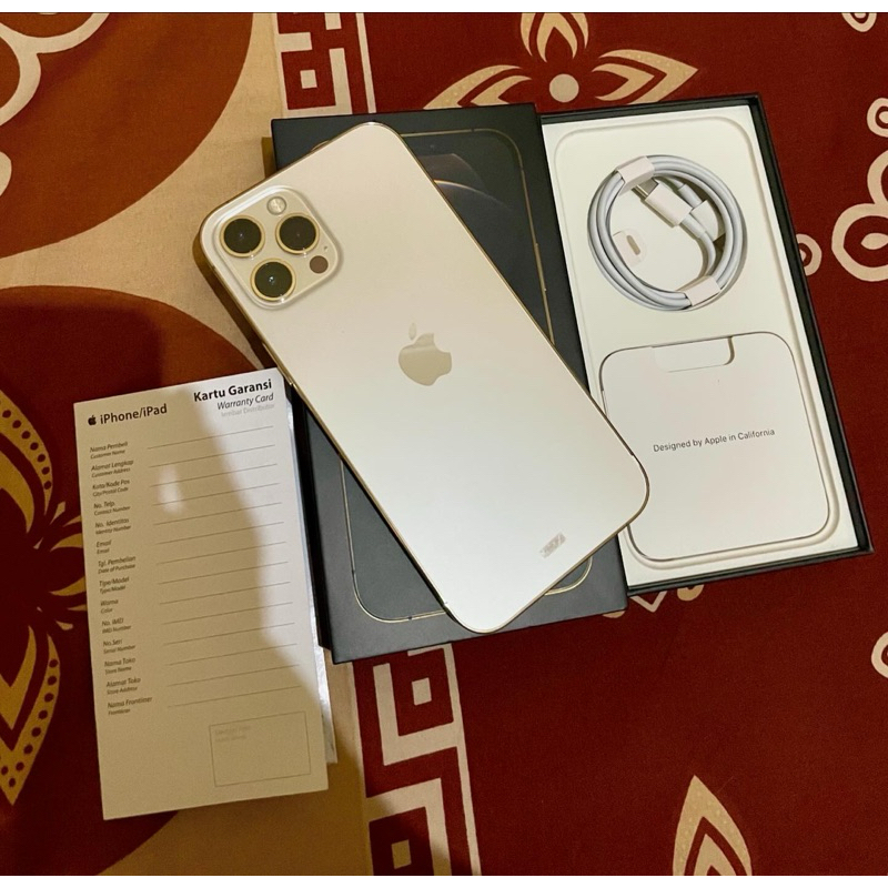 Jual iPhone 12 Promax 256GB Second Resmi Indonesia | Shopee Indonesia