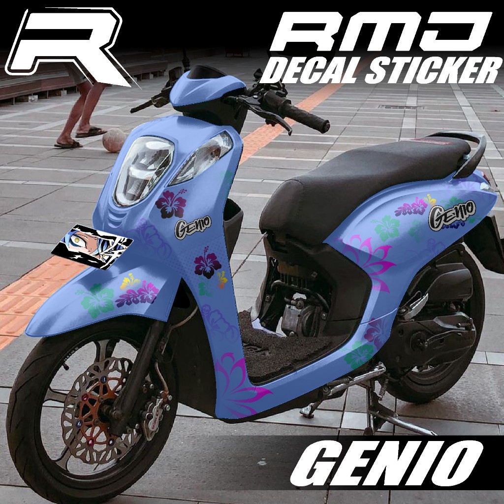 Jual Sticker Decal Genio Full Body Stiker Motor Honda Genio Tahun 2019 ...