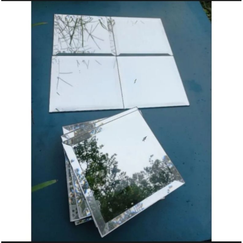 Jual Kaca cermin Bevel ukuran 25x25cm tebal 5mm bevel 1cm - Pusat Kaca ...