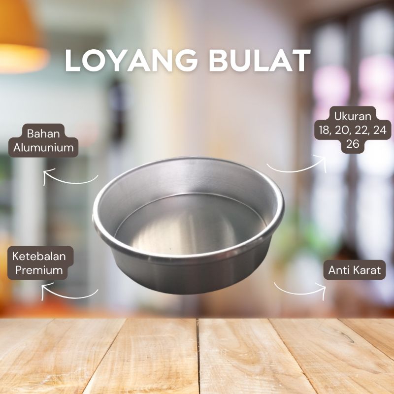 Jual LOYANG BULAT TINGGI 4 CM TANPA SAMBUNGAN | Shopee Indonesia