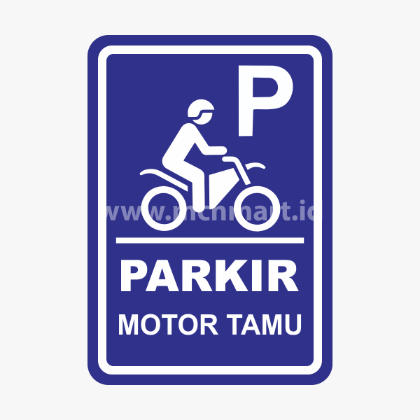 Jual Safety Sign Rambu K3 Petunjuk - Parkir Motor Tamu | Shopee Indonesia