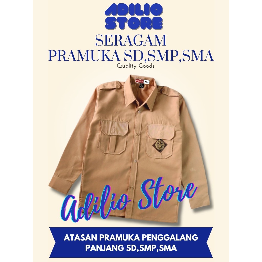 Jual SERAGAM PRAMUKA SD SMP SMA KEMEJA PRAMUKA PENGGALANG LENGAN ... Jual SERAGAM PRAMUKA SD SMP SMA KEMEJA PRAMUKA PENGGALANG LENGAN ...