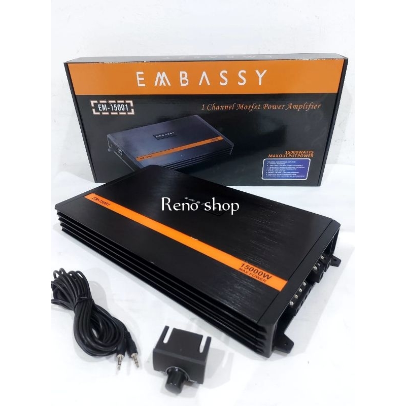 Jual POWER MONOBLOCK EMBASSY 1500.1D class D tenaga super badak ...