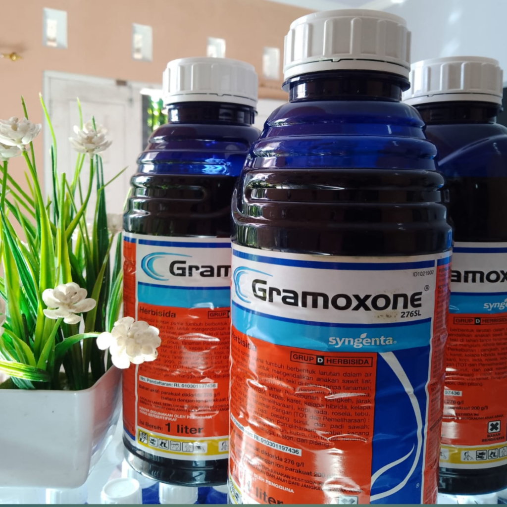 Jual Gramoxone 276 SL 1Liter Herbisida Pembasmi Rumput / Gulma pada ...