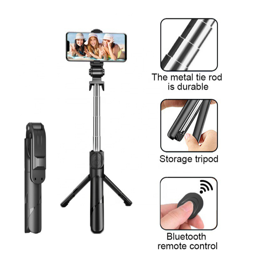 Jual Tongsis R1 Tripod mini 3 in 1Tongsis Youtuber vlog remote ...