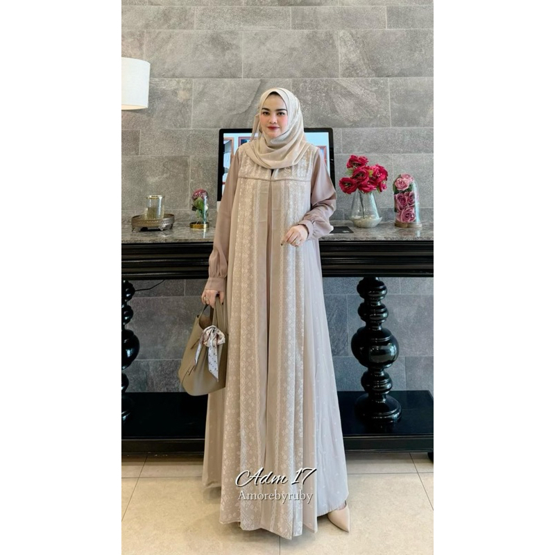 Jual ADM 17 DRESS AMORE BY RUBY ORI DRESS MUSLIM BAJU WANITA DRESS ...