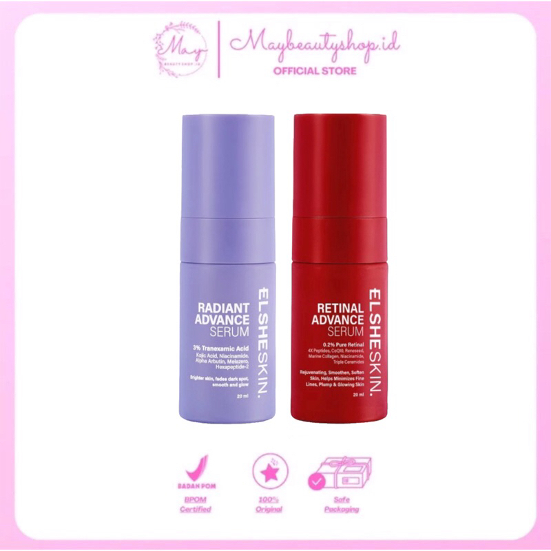 Jual ELSHESKIN RETINAL AND RADIANT ADVANCED SERUM 20ML | Shopee Indonesia