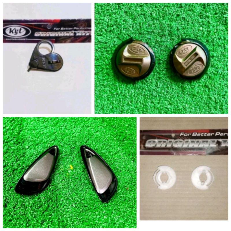 Jual knob baut dan ventilasi helm kyt elsico original | Shopee Indonesia